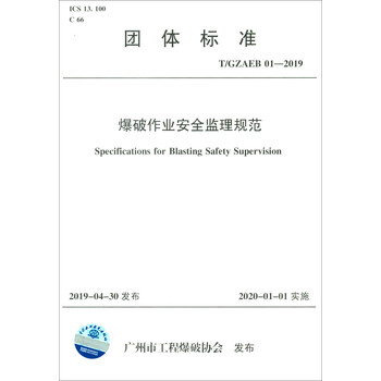 团体标准：爆破作业安全监理规范
