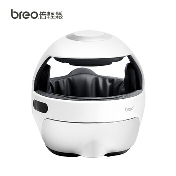 【倍轻松iDream5】倍轻松（breo）智能头部按摩器iDream5s 头部眼部按摩仪 头皮按摩 头眼按摩头盔「向往的生活」指定按摩仪【行情 ...
