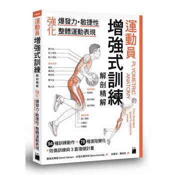预售 Derek Hansen运动员增强式训练解剖精解：强化爆发力、敏捷
