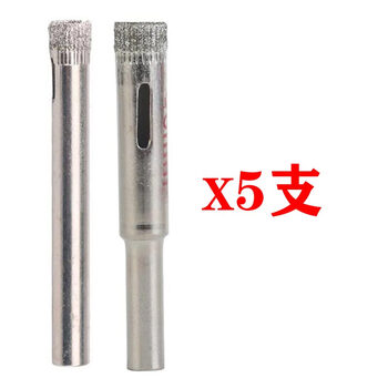 XMSJ玻璃金刚石瓷砖开孔器陶瓷大理石地砖面砖空心打孔钻头3/6mm钻头 开孔器6+8mm各五只【图片 价格 品牌 报价】-京东