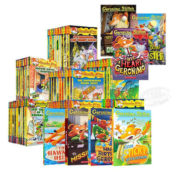 老鼠记者套装1-80 Geronimo Stilton 410L-810L 英文原版 7-10岁
