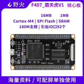 野火STM32开发板 Cortex-M4小型系统板STM32F407ZGT6核心板学习板 F407核心板【图片 价格 品牌 报价】-京东