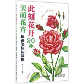 此刻花开(20种美萌花卉色铅笔技法解析)