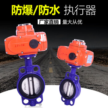 D971X-16电动对夹式蝶阀 DN40 50 65 80 100 125 150 电动阀门 DN125防水等级IP68)【图片 价格 品牌 报价】-京东