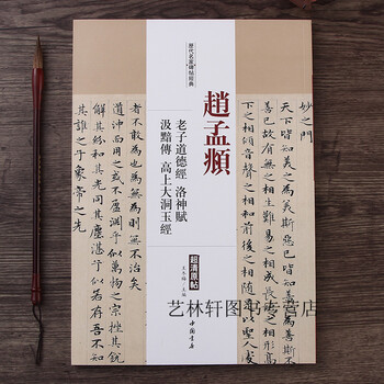赵孟頫楷书小楷字帖 老子道德经 洛神赋 汲黯传 高上大洞玉经 历代名家碑帖经典超清原帖 赵孟俯
