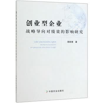 创业型企业战略导向对绩效的影响研究