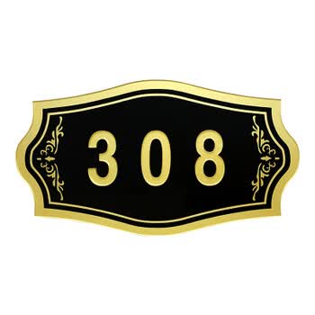 亚克力门牌号码牌店宾馆门牌号码牌门牌号单元数字房号牌定制 G-2