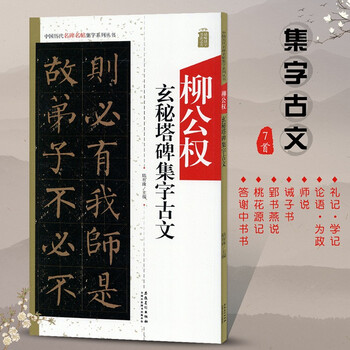 柳公权玄秘塔碑集字古文 历代名碑名帖集字系列丛书 临摹柳体楷书书法毛笔字帖碑帖米字格 安徽美术出版社