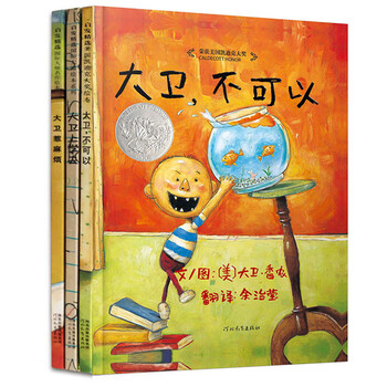 大卫不可以（套装共3册）  爱才是真理 绘本大师大卫.香农作品3-6岁（启发出品）