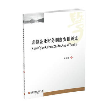 虚拟企业财务制度安排研究 管理 书籍