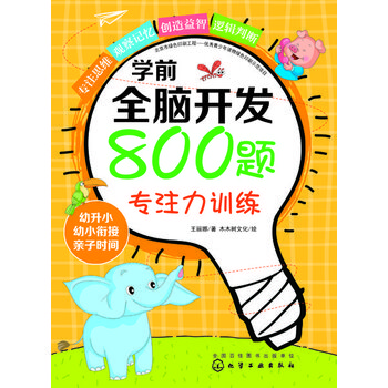 学前全脑开发800题.专注力训练 王丽娜 著 木木树文化 绘