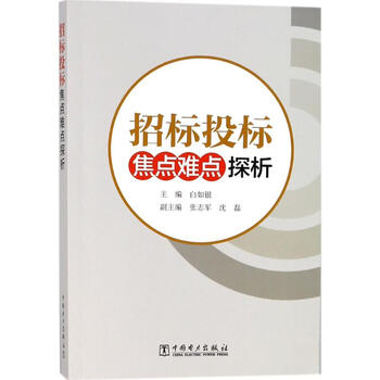 招标投标焦点难点探析白如银 主编 