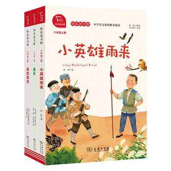 快乐读书吧六年级上册阅读：童年+爱的教育+小英雄雨来（套装共3册）（有声朗读）新老版本随机发货