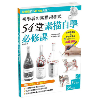 台版 《54堂素描自学必修课》 学者的素描起手式 适合０基础素描自习者 艺术