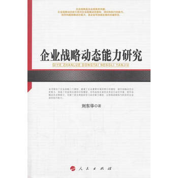 企业战略动态能力研究 管理 书籍