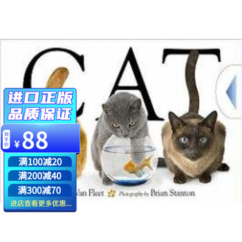 英文原版儿童绘本 Cat 猫 精装大开本纸板触摸操作书抽拉书 Matthew Van Fleet