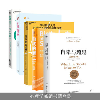心理学书籍4册套装 自卑与越 +蛤蟆先生去看心理医生+寻找斯宾诺莎+自我的诞生+心理抚养 正品书籍 心理治疗类书籍