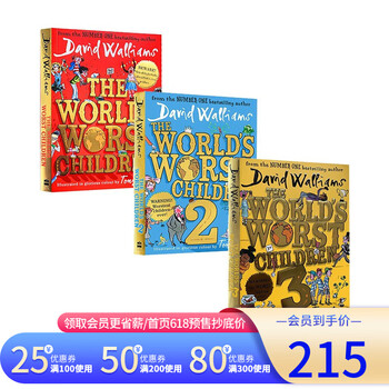 英文原版 The World Worst Children 大卫威廉姆斯幽默小说 小学课外阅读彩绘版 David Walliams