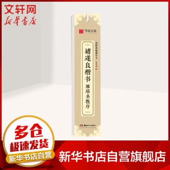 近距离临摹字卡：褚遂良楷书·雁塔圣教序 图书
