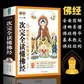 图解一次性完全读懂佛经 给现代人的佛法书佛学入门地藏经金刚经六祖坛经大方广佛华严经无量寿经楞严经佛家