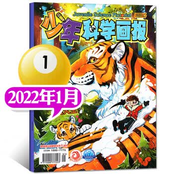 少年科学画报杂志2022年6月新（另有预售及2021年往期可选）青少年小学初中生科普百科儿童过期刊【单本】 2022年1月
