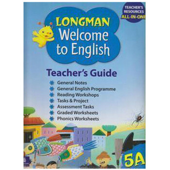 【中图原版】培生朗文小学英语教材Longman Welcome to English 5A 教师指导