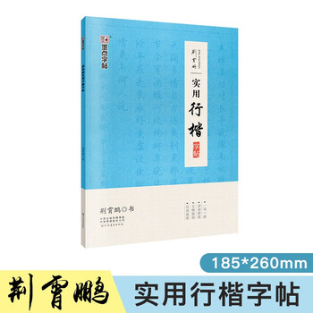 墨点字帖 荆霄鹏实用行楷字帖硬笔练字大学生初学者练字帖