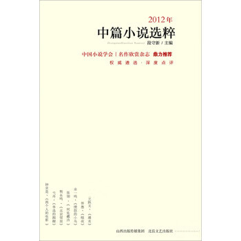 2012年中篇小说选粹 段守新 北岳文艺出版社