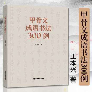 官方正版 甲骨文成语书法300例 书法 中国书法字典 北京工艺美术出版社 工艺美术篆刻字帖 艺术书法篆刻书籍