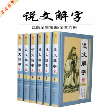 说文解字 注释插图版全注全译 许慎图解详析说精装套装全6册 古文字全解古代字典
