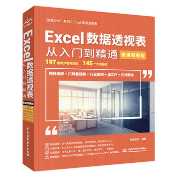 Excel数据透视表从入门到精通计算机应用基础知识Excel表格制作与数据处理教程office办公