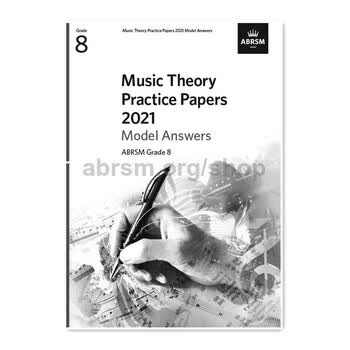 英皇考级乐理教材2021年乐理试题和答案1-8级英文原版 线上考级乐理考试试题试卷Music Theory Practice Papers 2021 2021年乐理试题答案第8级