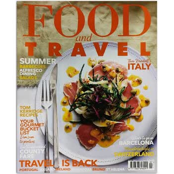 【单期可选】英国美食与旅游杂志 Food and Travel 2020/2021年旅行特刊 2021年7月刊