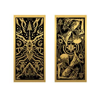 阿撒托斯金箔/银箔纸书签 克苏鲁神话盲目痴愚之神 阿撒托斯·金箔1张