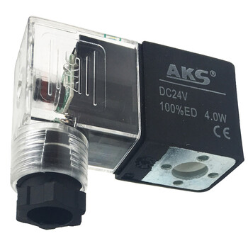 AKS气动配件电磁电阀220V 24V艾克斯4V210电磁阀线圈380v气控阀12 AKS 线圈 DC24V【图片 价格 品牌 报价】-京东