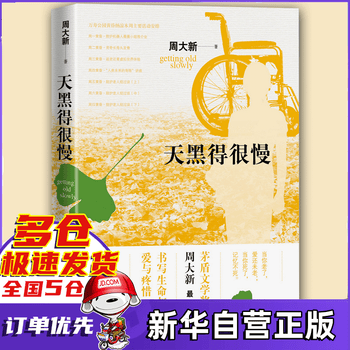 正版 周大新 天黑得很慢  茅盾文学奖得主长篇文学小说现当代文学小说 天黑的很慢