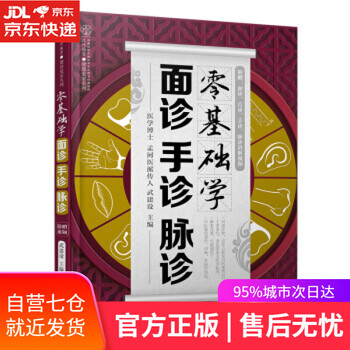 【正版图书】零基础学面诊手诊脉诊 武建设 著 江苏凤凰科学技术出版社