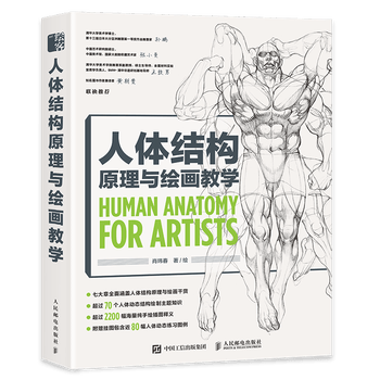 人体结构原理与绘画教学肖玮春 画画的春哥  插画人物结构造型绘画零基础入门自学教材临摹艺术册集 设计教程书