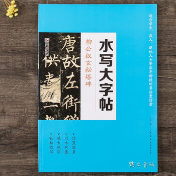 柳公权玄秘塔碑楷书教程水写毛笔入门碑帖临摹本楷书毛笔书法柳体字帖