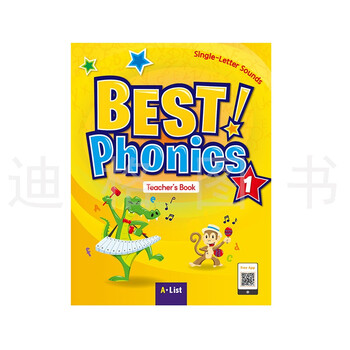 包邮 世界语法出版社 Best phonics 1-5全级别 教师用书 A-List自然拼读儿童启蒙 1级别