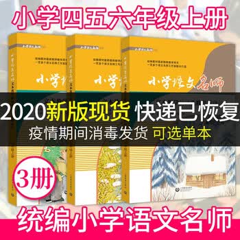 小学语文名师文本教学解读及教学活动设计 一二三四五六年级上下册 【可选单本】编部编小学语文教师用书 小学语文名师四五六年级上册3本