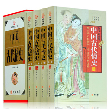 中国古代情史 图文珍藏版 全套精装共4册 宫廷风流史各朝代艳史 中华野史中华野史逸史书籍
