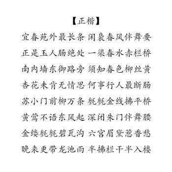 2022年公务员申论范文考试字帖国考公考行书楷书临摹钢笔练字帖 正楷套餐二：具体见详情页
