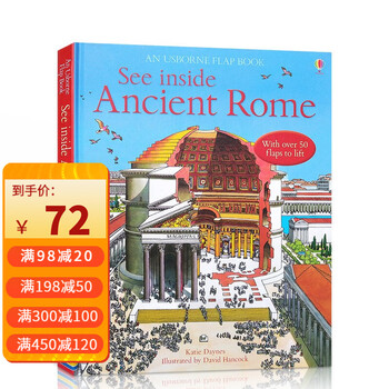 Usborne 看里面系列 See Inside Ancient Rome 英文原版 科普立体书
