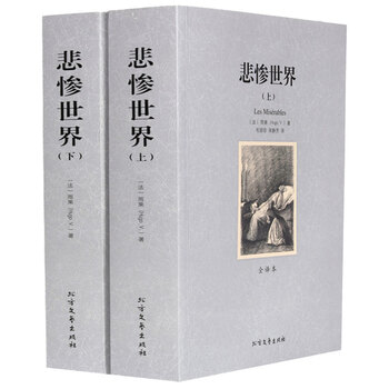 悲惨世界(上下) 雨果 原著中文版 外国世界文学名著小说 初高中学生课外阅读必读书籍