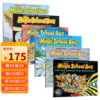 英文原版绘本 神奇校车6册 The Magic School Bus Inside a