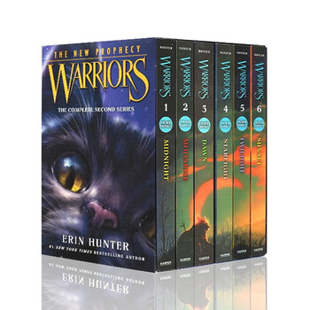 猫武士 二部曲 新预言 Warriors The New Prophecy 6册 英文原版 儿童文字章节桥梁 中小学生课外阅读艾琳亨特Erin Hunter . 梦想童趣城