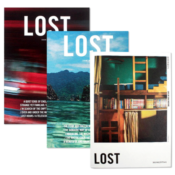 新加坡独立杂志LOST 系列 SEVEN+EIGHT+MOMENTS#1 3册 有关旅行自我发现期刊杂志 中英双语 旅游景点路线旅游指南