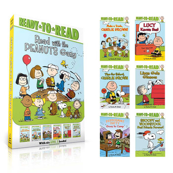 准备阅读2级 花生漫画6册 史努比 英文原版Read with the Peanuts Gang