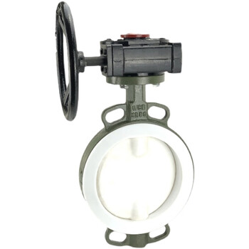 涡轮对夹衬氟蝶阀 D371F46铸钢衬全衬手动耐酸耐腐高温切断阀 铸钢 DN300【图片 价格 品牌 报价】-京东